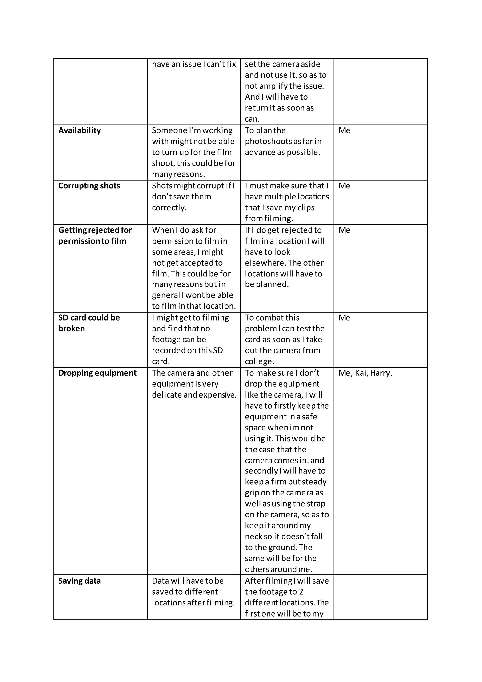 Contingency form | DOCX