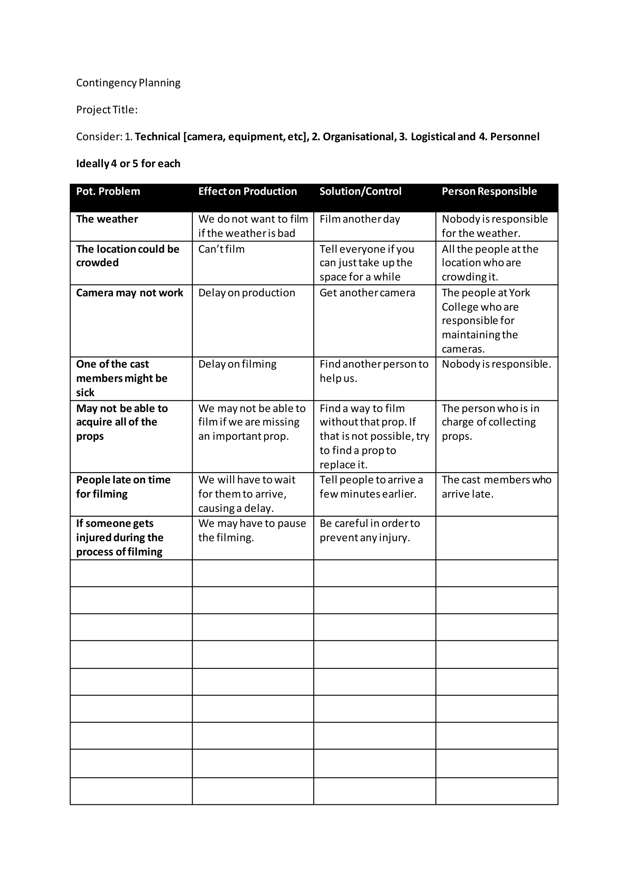 Contingency form 2017 | DOCX