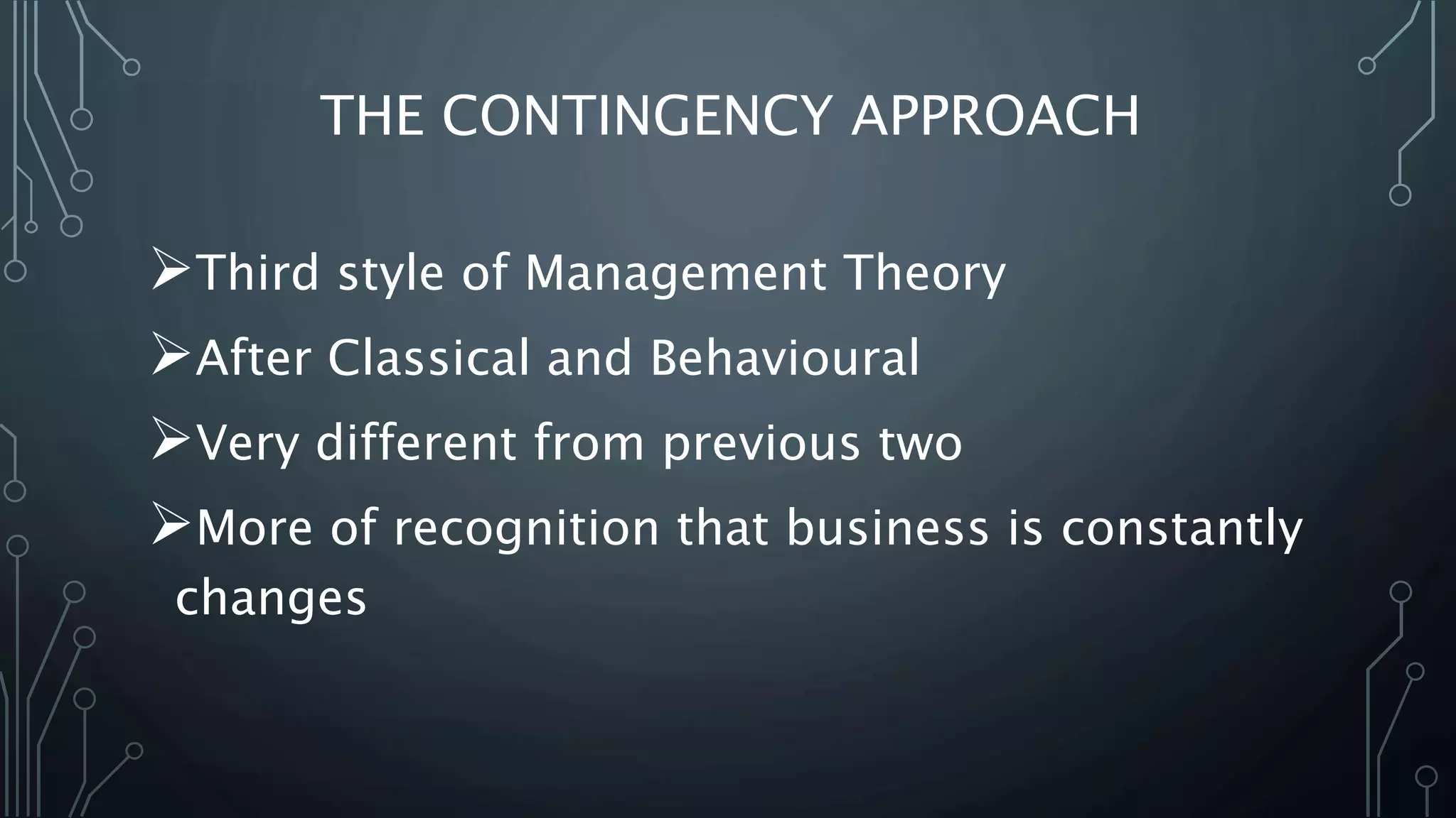 Contingency management | PPTX
