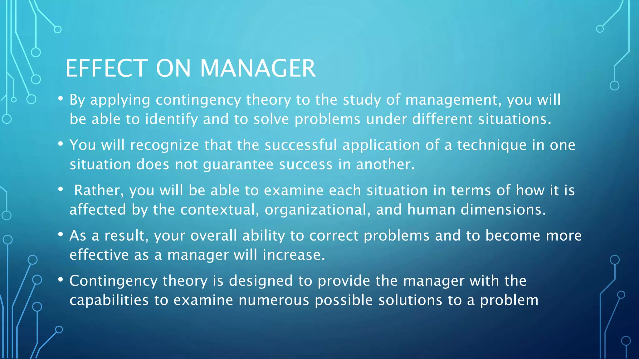 Contingency management | PPTX