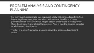 EINTROEVM - Contingency planning | PDF