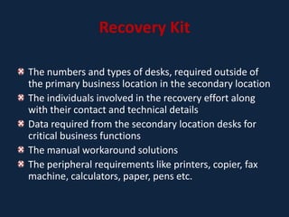 Contingency Planning And Disaster Recovery Planning | PDF