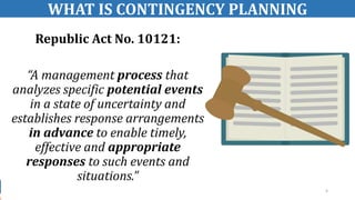 Contingency Planning For Basic Education.pptx