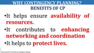 Contingency Planning For Basic Education.pptx