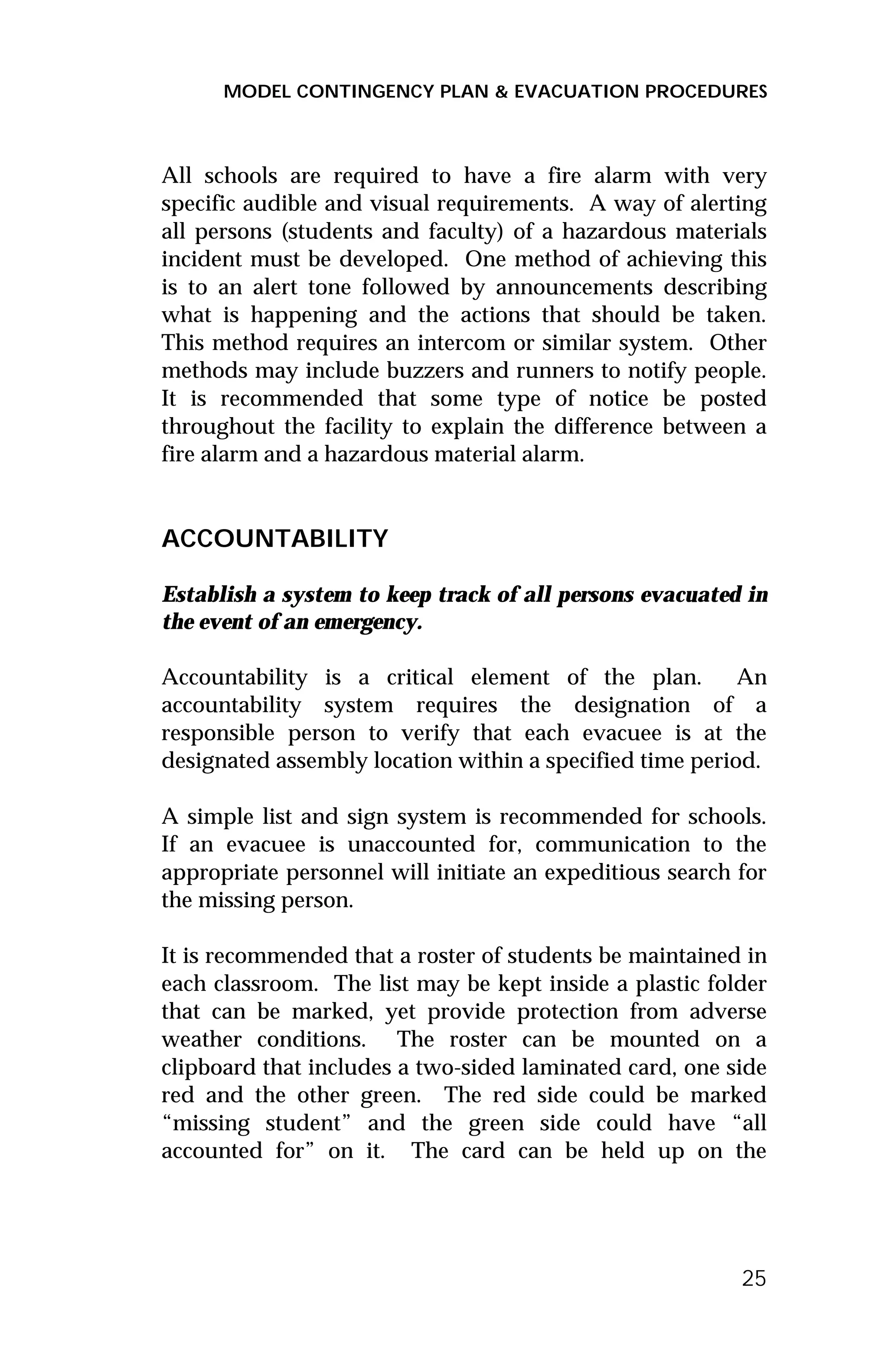 Contingency planningschoolguide | PDF