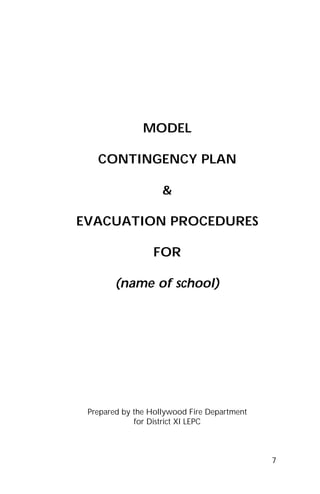 Contingency planningschoolguide | PDF