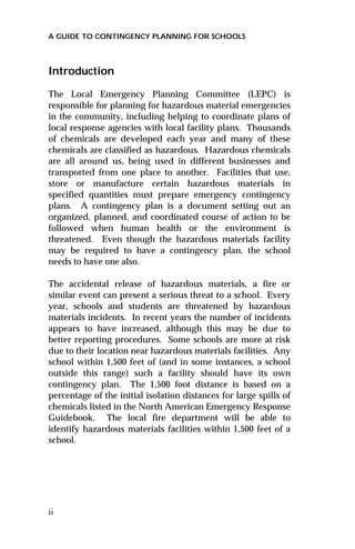 Contingency planningschoolguide | PDF