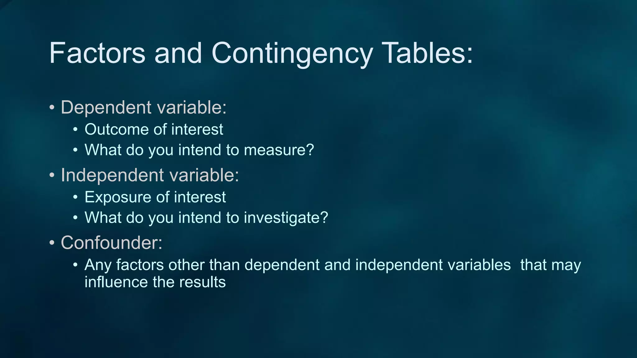 Contingency table | PDF