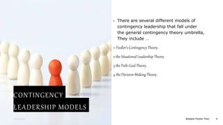 contingency theories of leadership.pptx | Executive Leadership ...