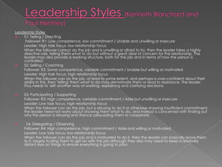 Leadership: Contingency Theory | PPTX