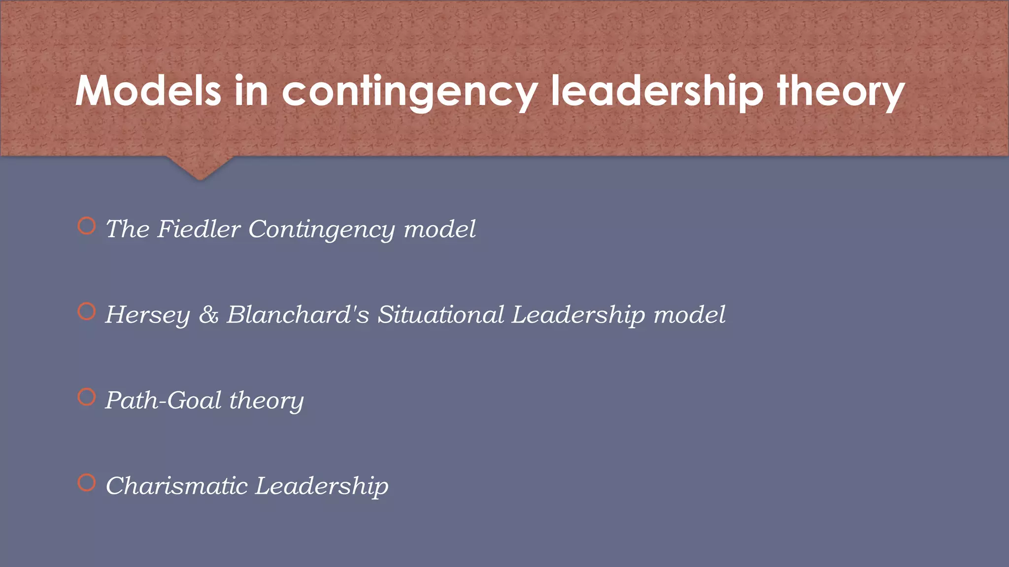 Contingency theory | PPT