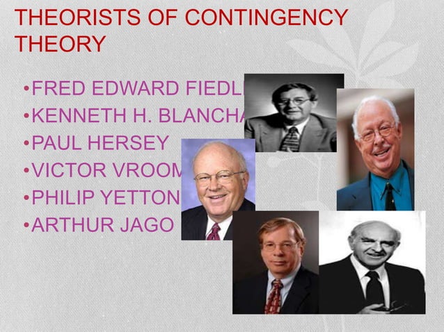 Contingency theory | PPT