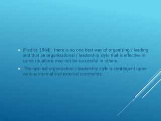 Contingencytheoryofmanagement 111105041226-phpapp02 | PPTX