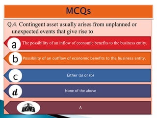 Contingent Assets & Liabilities | PPTX