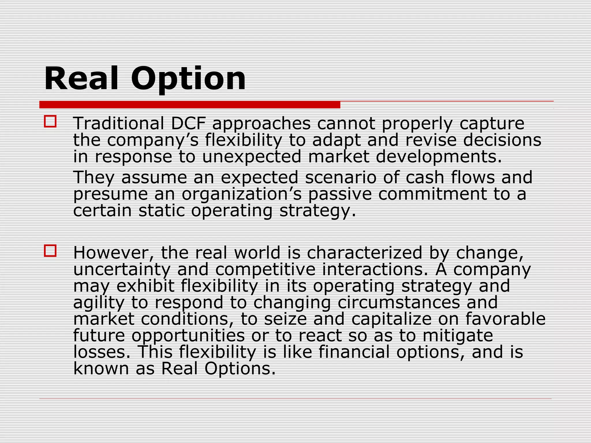 Contingent claim valuation | PPT | Stocks and Bonds | Personal Investing