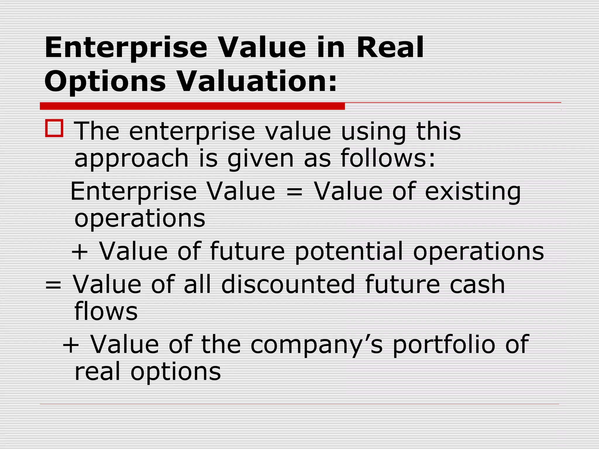 Contingent claim valuation | PPT | Stocks and Bonds | Personal Investing