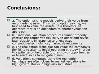 Contingent claim valuation | PPT | Stocks and Bonds | Personal Investing