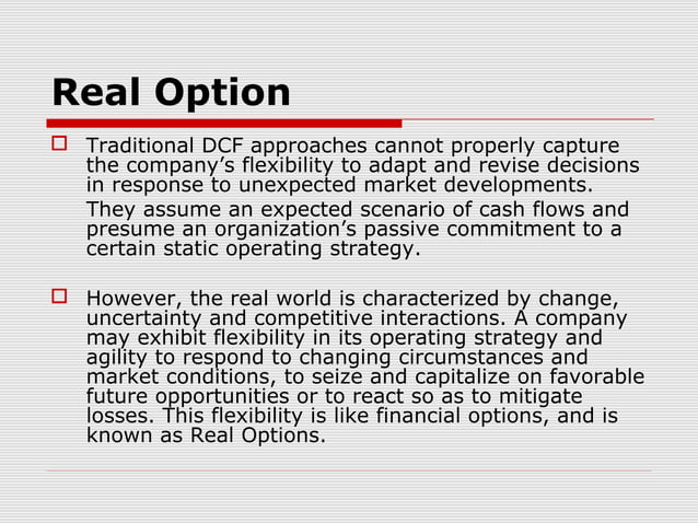 Contingent claim valuation | PPT | Stocks and Bonds | Personal Investing