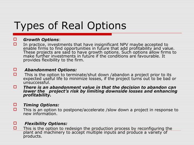 Contingent claim valuation | PPT | Stocks and Bonds | Personal Investing