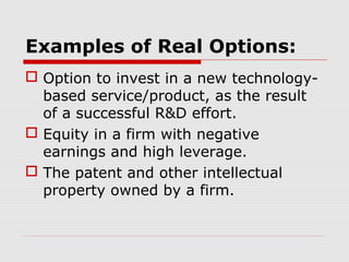 Contingent claim valuation | PPT | Stocks and Bonds | Personal Investing