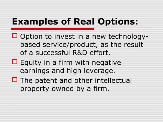 Contingent claim valuation | PPT | Stocks and Bonds | Personal Investing
