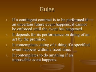 Contingent contract | PPT