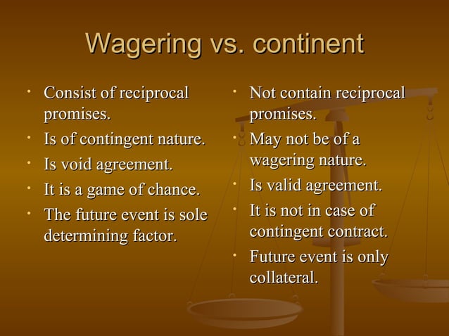 Contingent contract | PPT