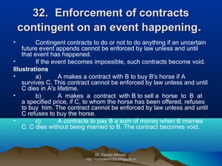 Contingent Contract | PPT
