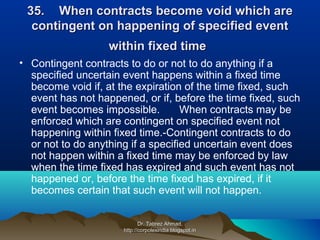 Contingent Contract | PPT