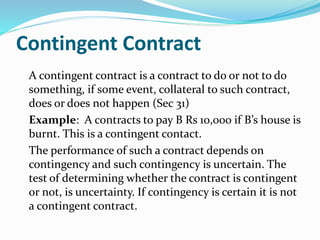 Contingent contract | PPT
