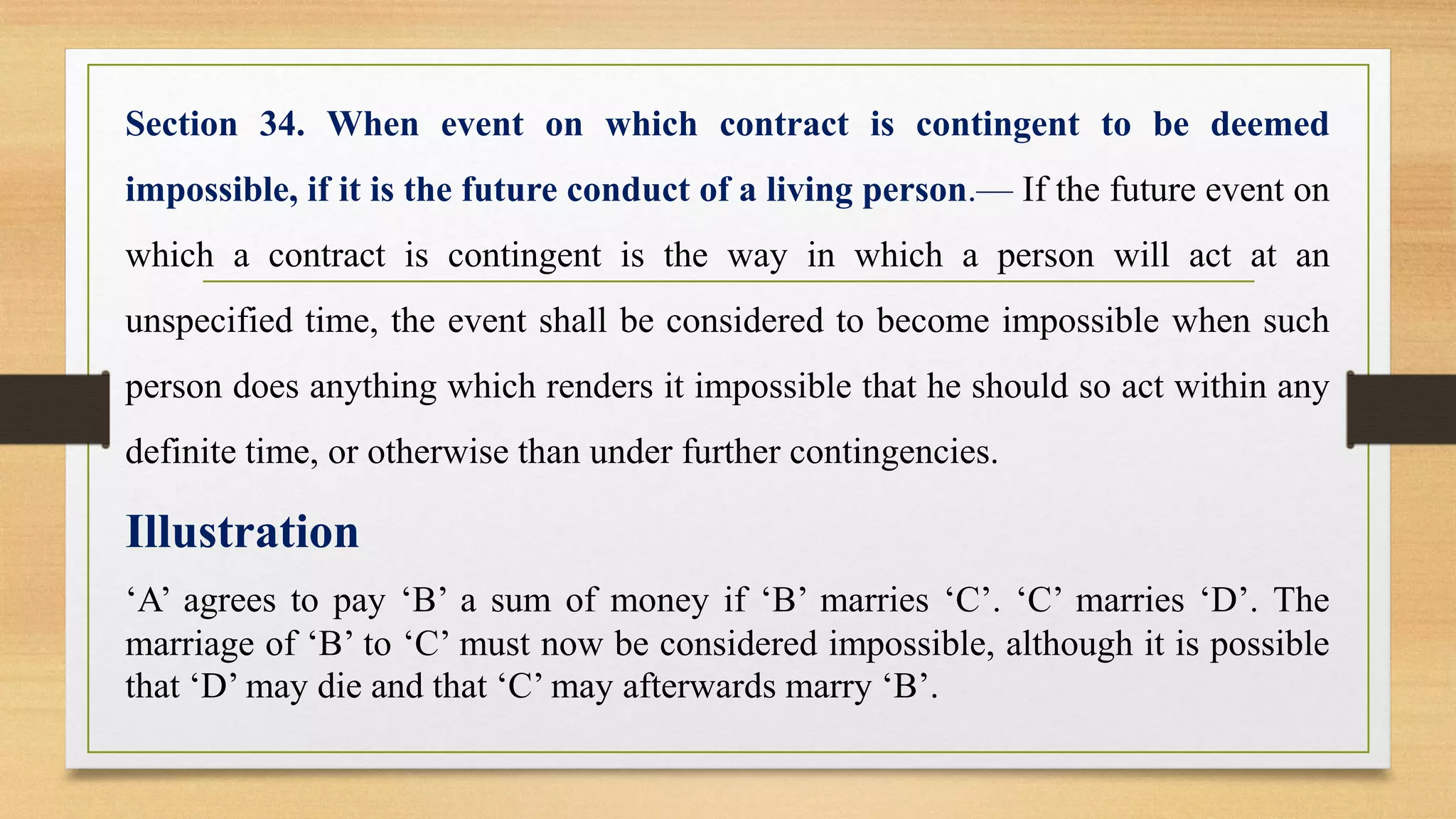 Contingent Contract | PDF