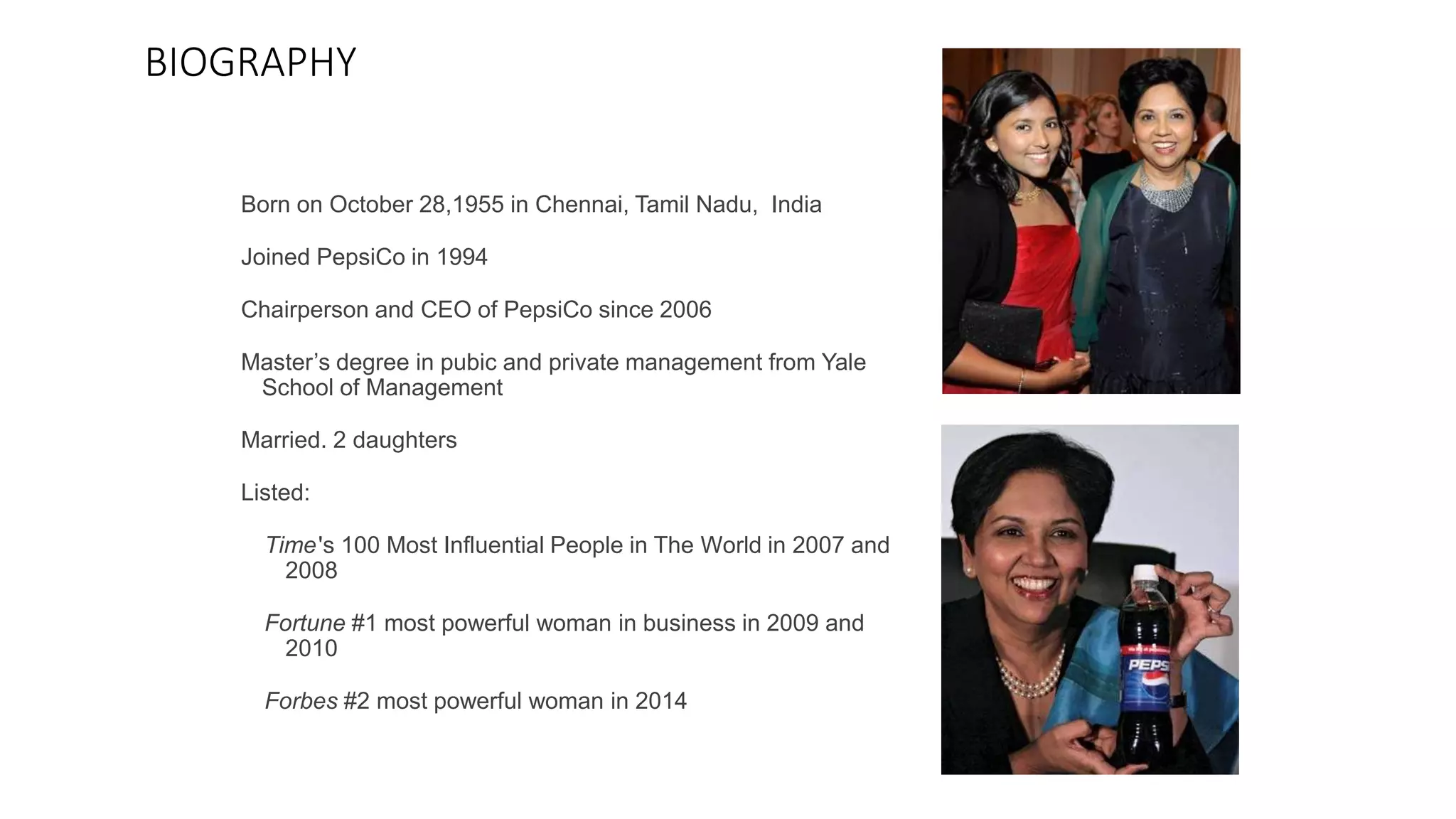 leadership style INDRA NOOYI | PPTX