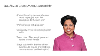 Leadership Style Indra Nooyi Pptx