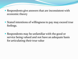 Contingent valuation method | PPTX