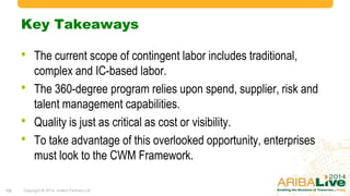 Contingent Workforce and Services Procurement – The Overlooked ...