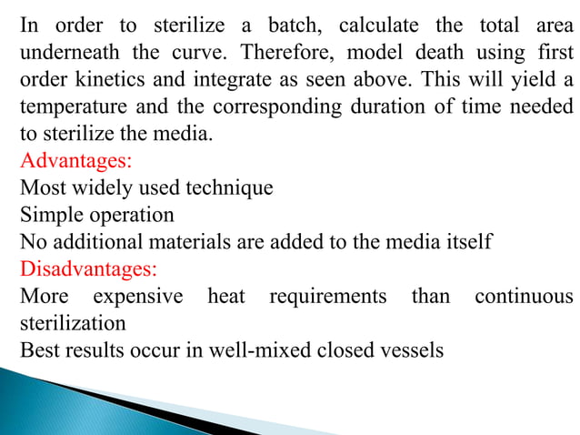 Batch and Continuous Sterilization of Media in Fermentation Industry | PPT | First Aid | Injuries