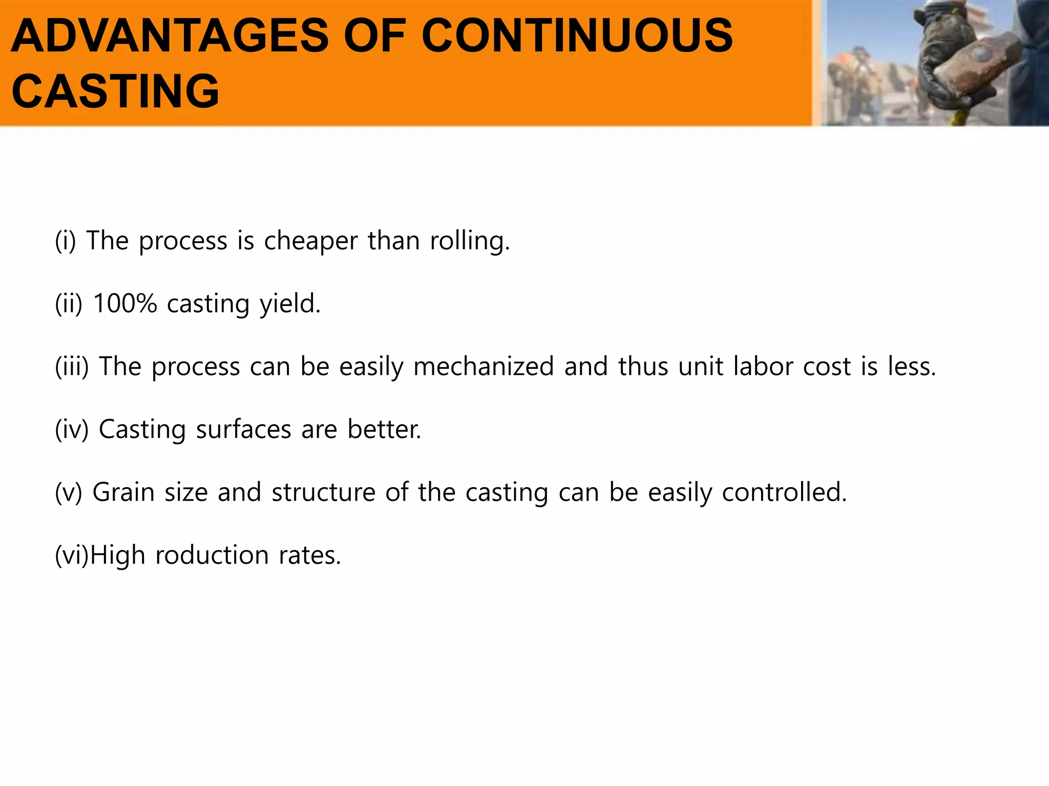Continuous casting | PPTX