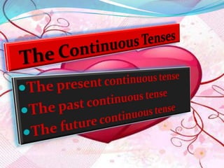 Continious tenses | PPTX