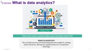 Introduction to Data Analytics and Visualization | PDF