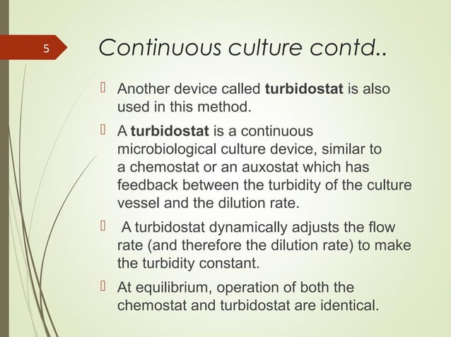 Continous and batch culture | PPT