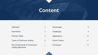 process of continous casting and solidification .pdf | Chemistry | Science