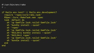 Continous Delivery and Rails Upgrades | PDF