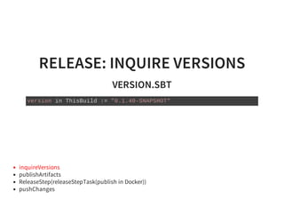 Continous delivery with sbt | PPT