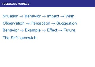Continous feedback workshop | PPTX