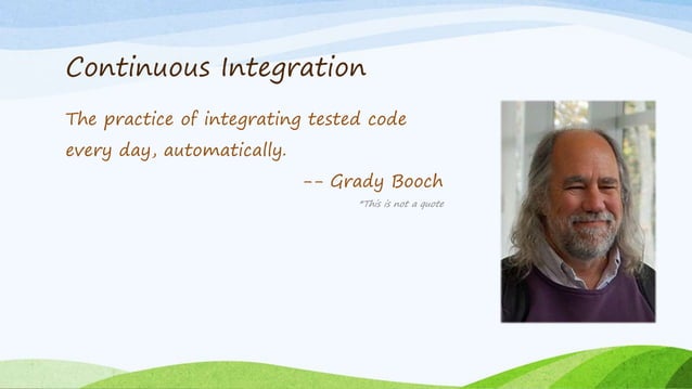 Intro to Continuous Integration | PPT