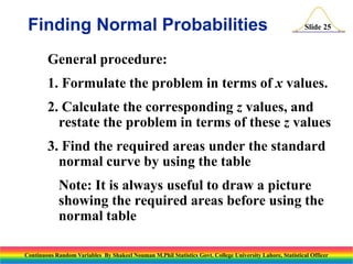 Continous random variable. | PPTX | Physics | Science