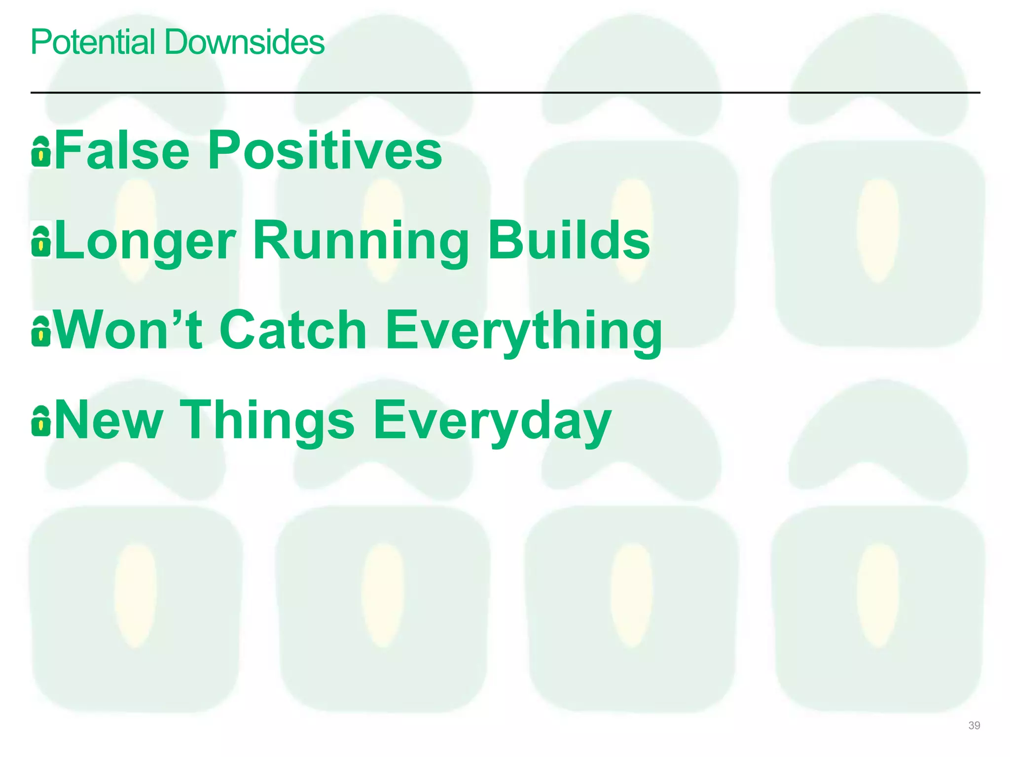 Continuous Security - TCCC | PPT