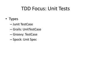 Continous testing for grails | PPT