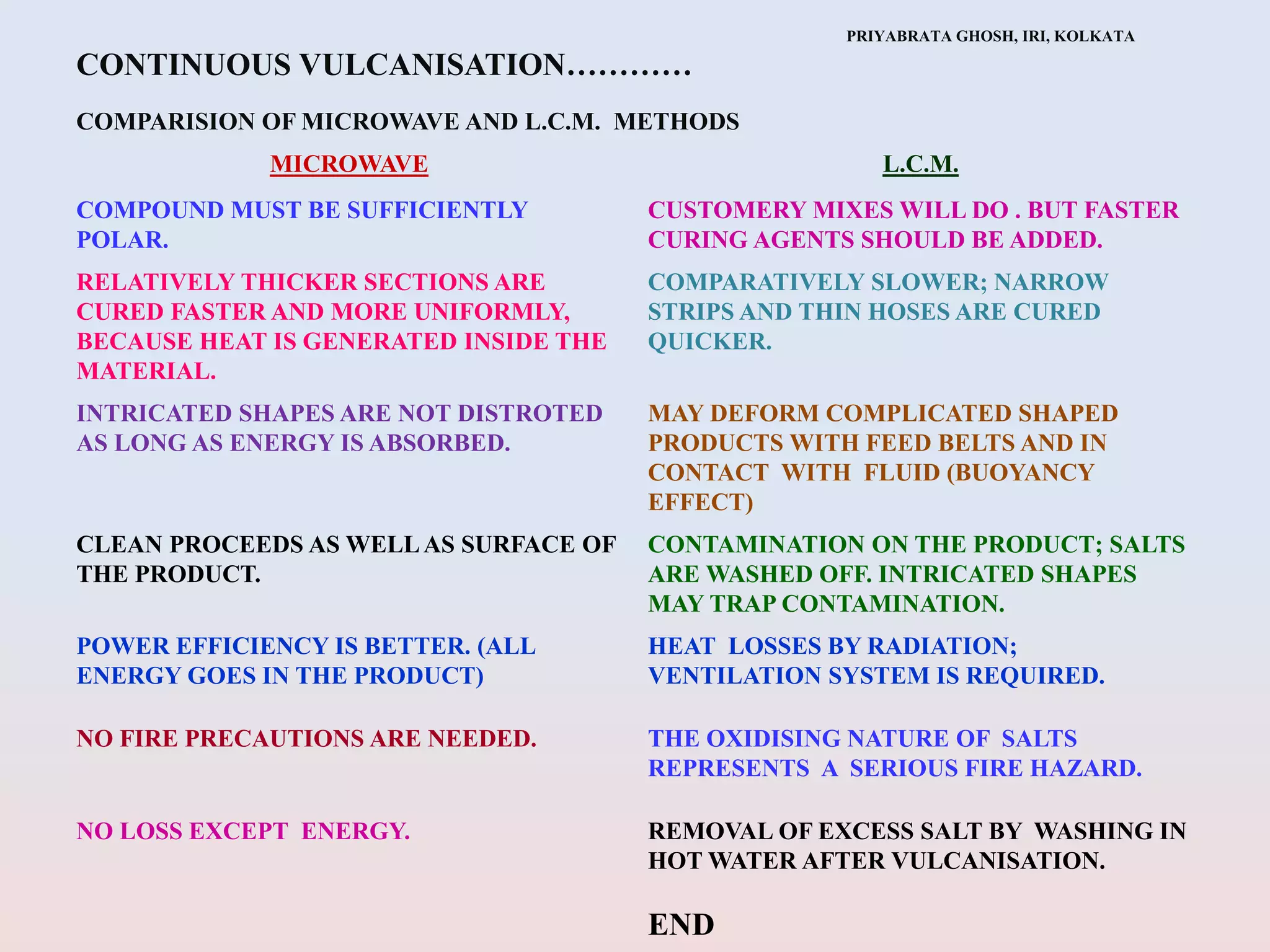 Continous vulcanisation 14 | PPT