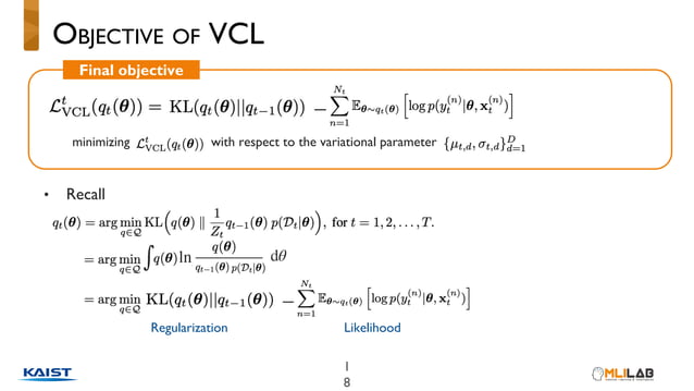 Continual learning: Variational continual learning | PPT